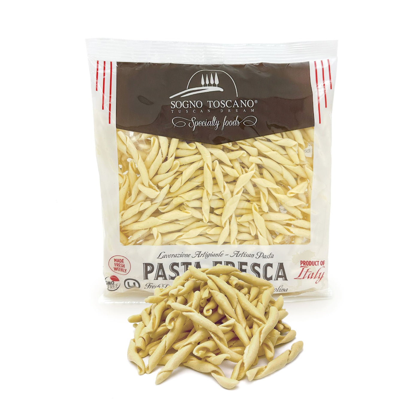 Fresh Fusilli al Ferretto 17.6oz |Italian Artisan Fresh Pasta | Sogno ...