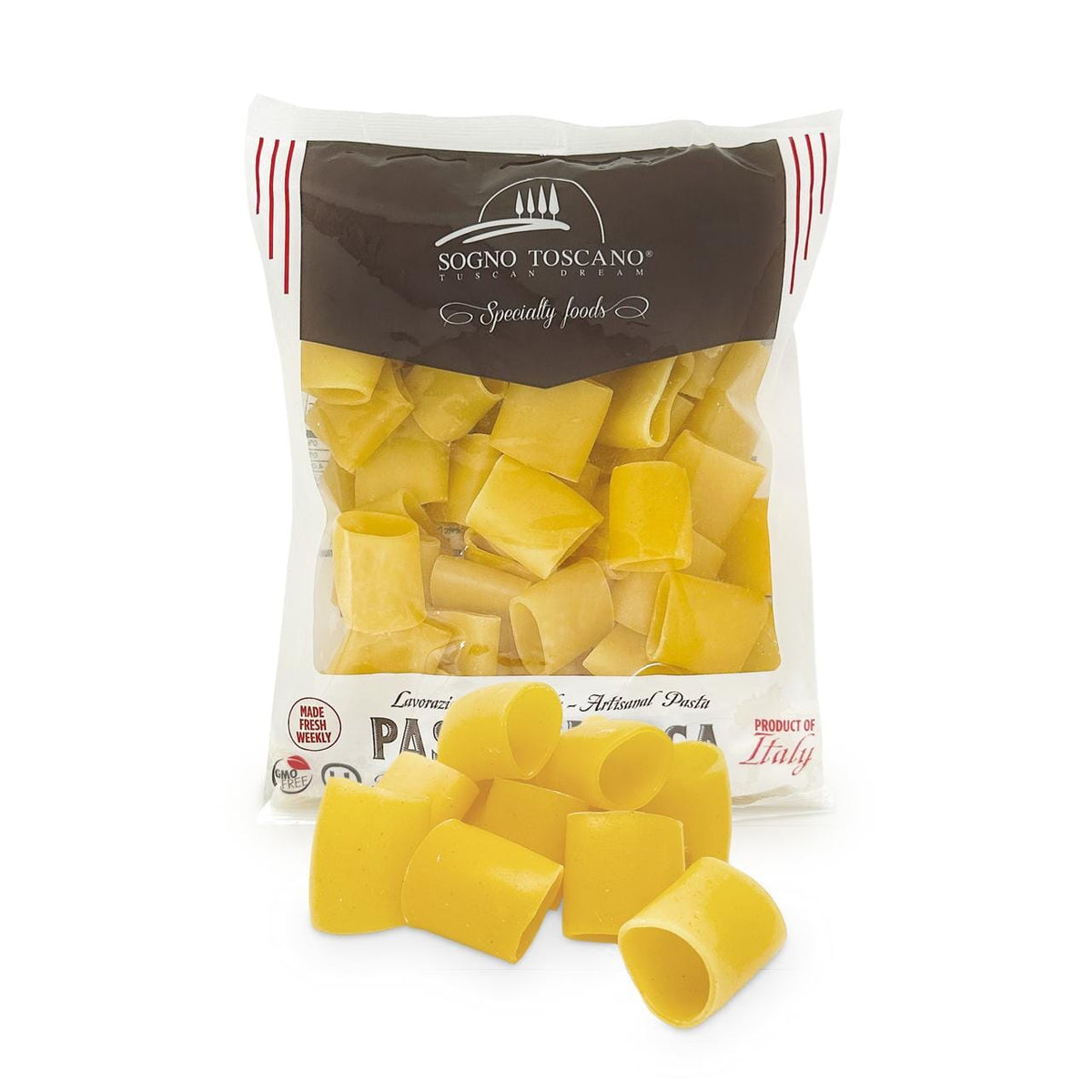 Buy Fresh Mezzi Paccheri 17.6 oz Online | Sogno Toscano