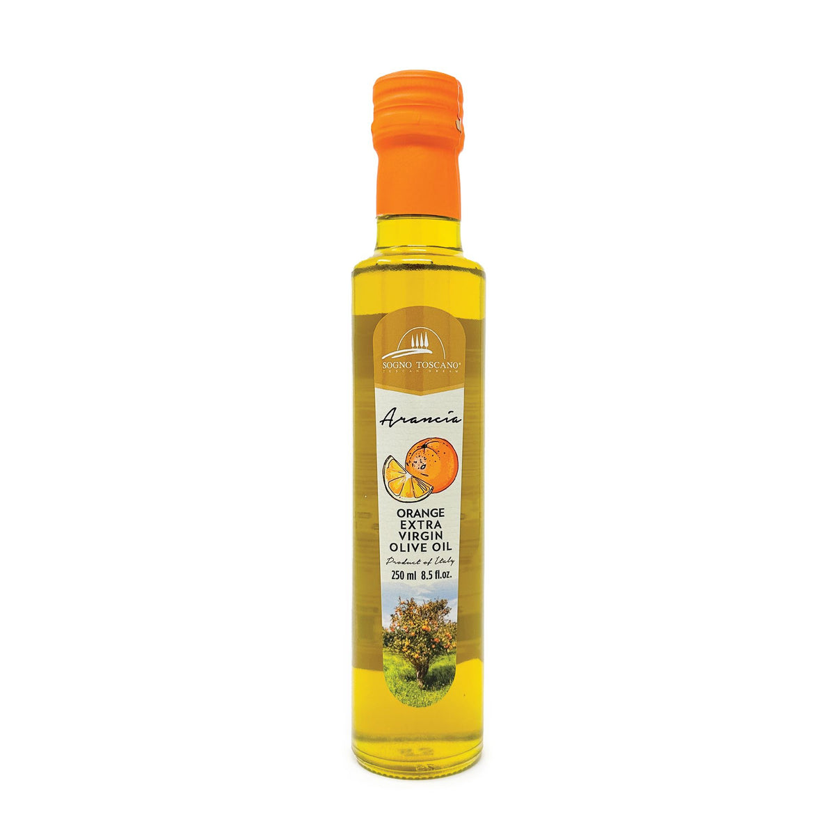 Buy Arancia (Orange) infused EVOO -250ml Glass Bottle Online - Oils ...