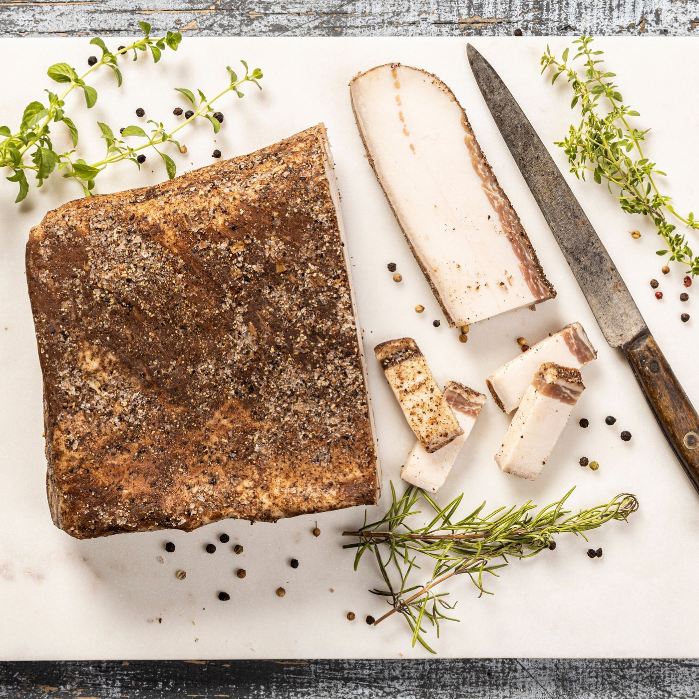 Lardo Terre di Siena 2lb piece | Italian Cured Pork Fatback Colonnata ...