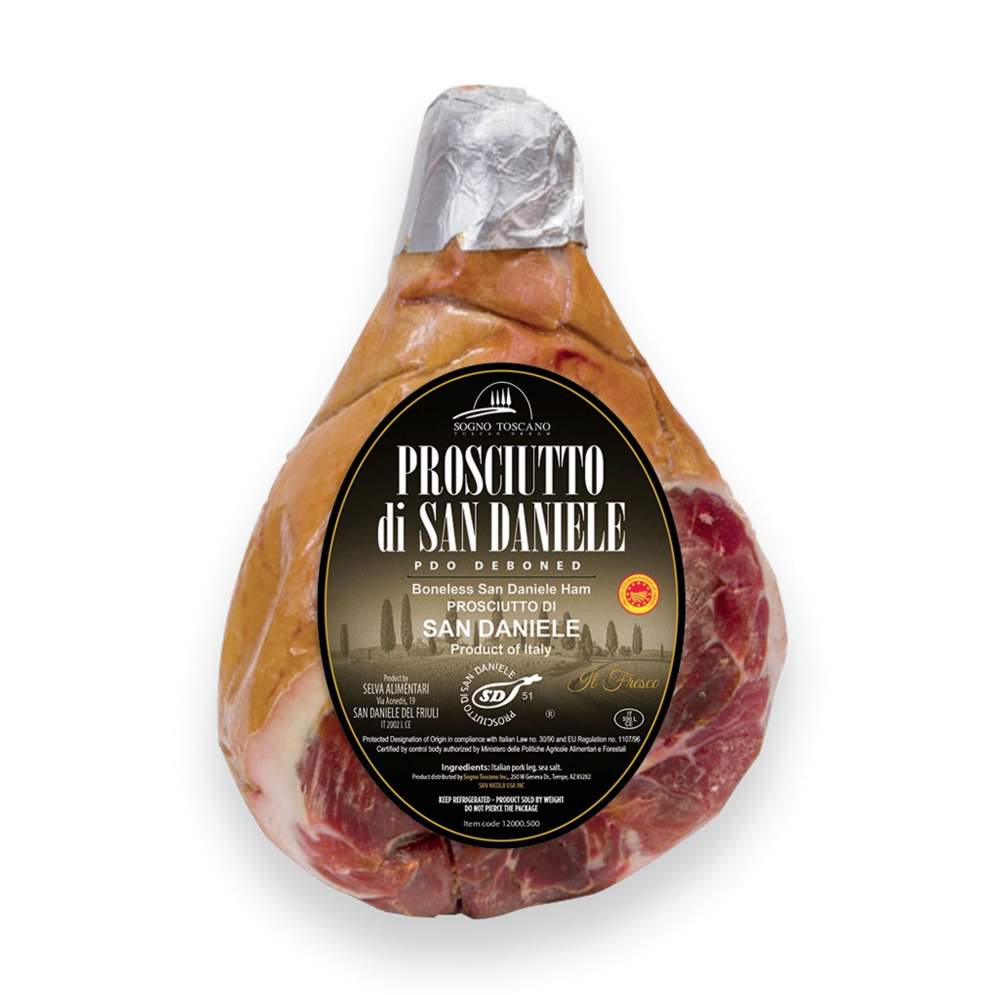 Prosciutto San Daniele 18lb - Cured Meat| Sogno Toscano